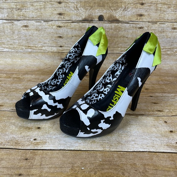 Iron Fist | Shoes | Iron Fist Skull Misfits Peep Toe Heels Shoes | Poshmark